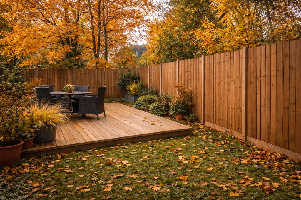 Why Autumn Is the Best Time to Install Fencing and Decking